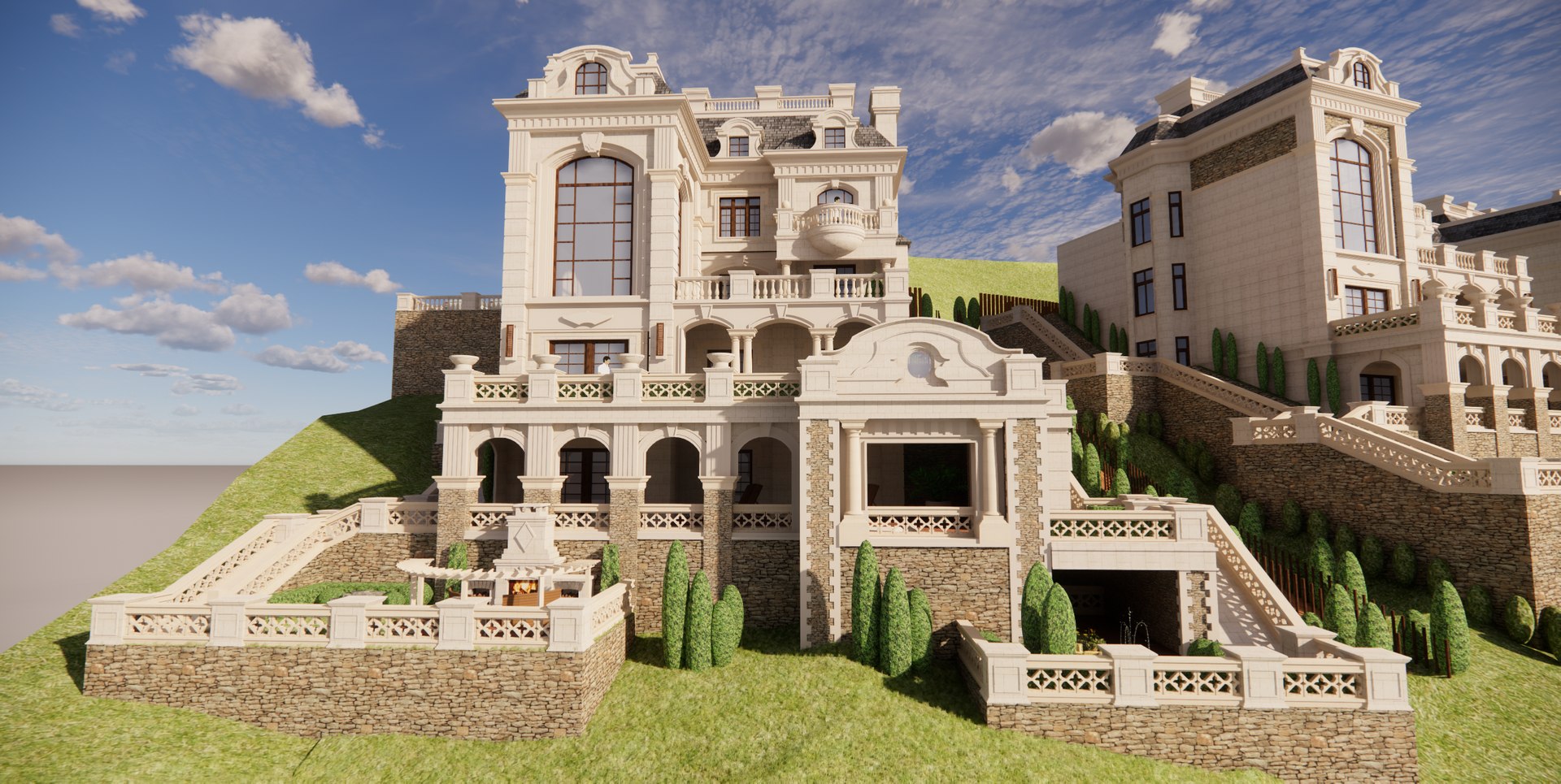 modelo 3d Luxury house modern classic exterior design -A3 - TurboSquid ... modelo 3d Luxury house modern classic exterior design -A3 - TurboSquid ...