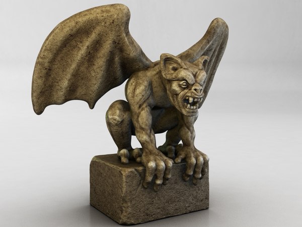 gargoyle 3d max