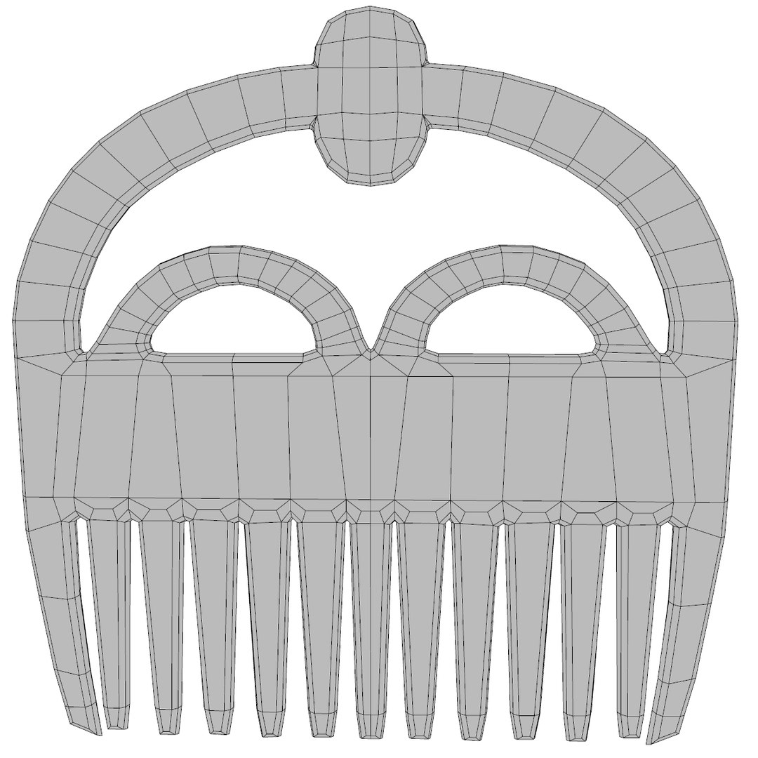 Modeled Comb Model - TurboSquid 1152178