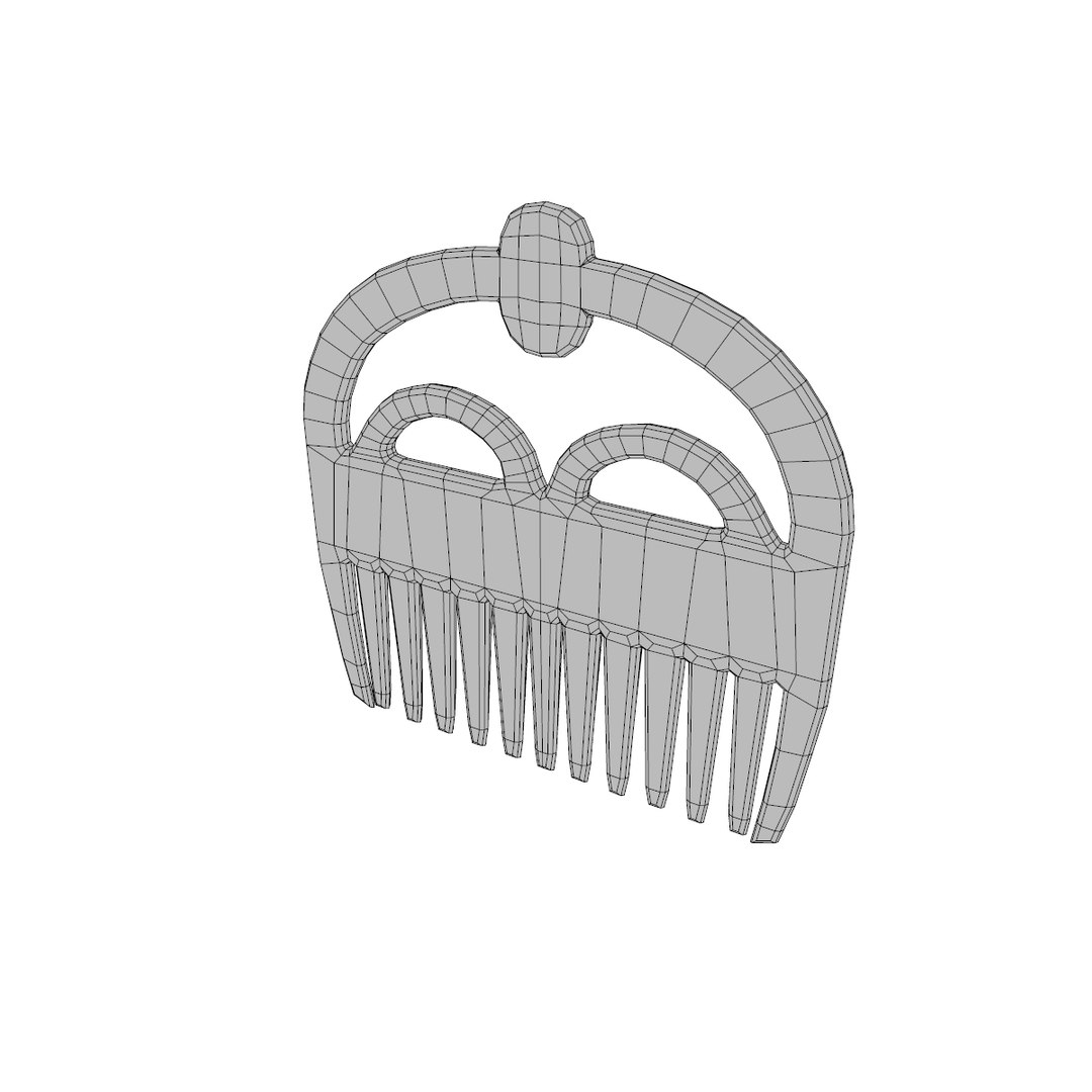 Modeled Comb Model - TurboSquid 1152178