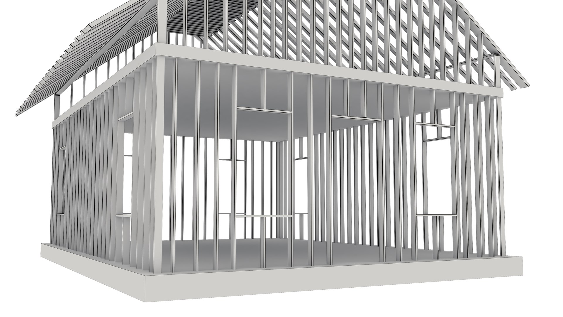 3D Private House Construction 3 - TurboSquid 2238894