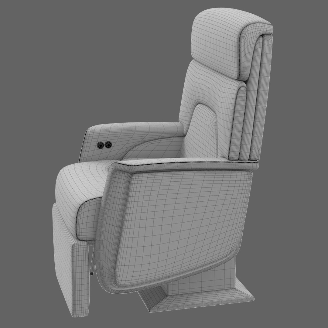 airline chair 3ds