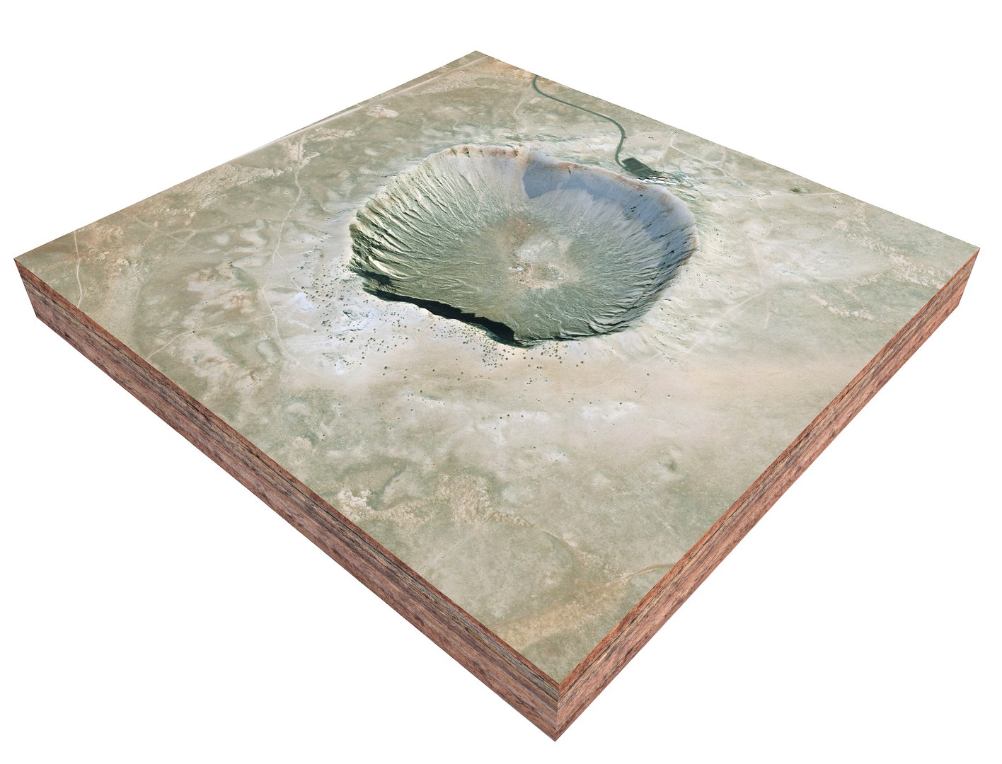 Meteor Crater Natural Landmark Arizona USA 3D model - TurboSquid 2061723
