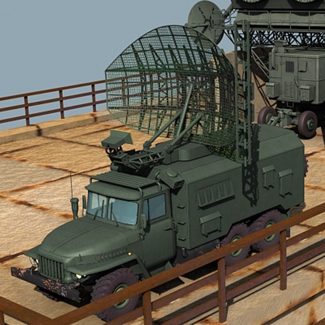 Radar Towers Sa-2 3d Model