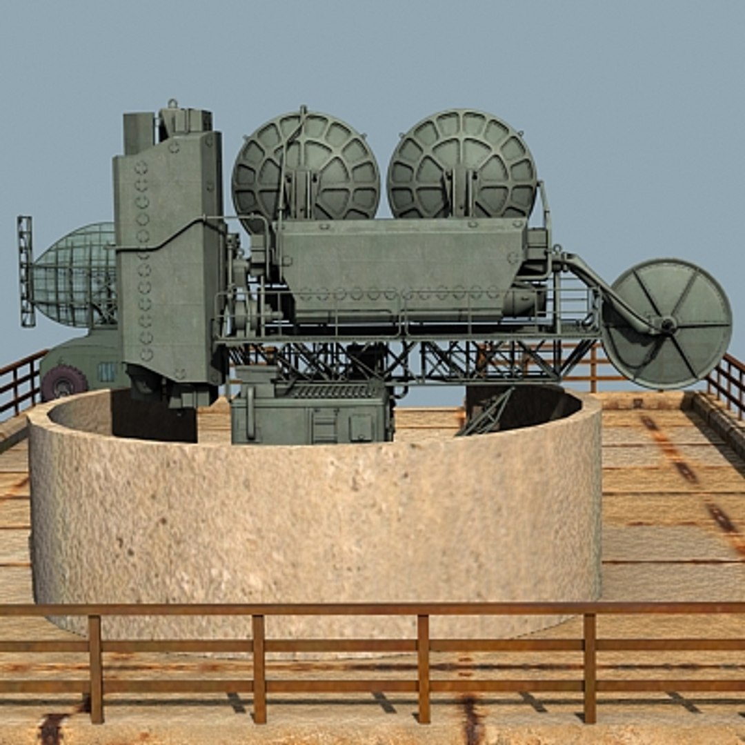 Radar Towers Sa-2 3d Model