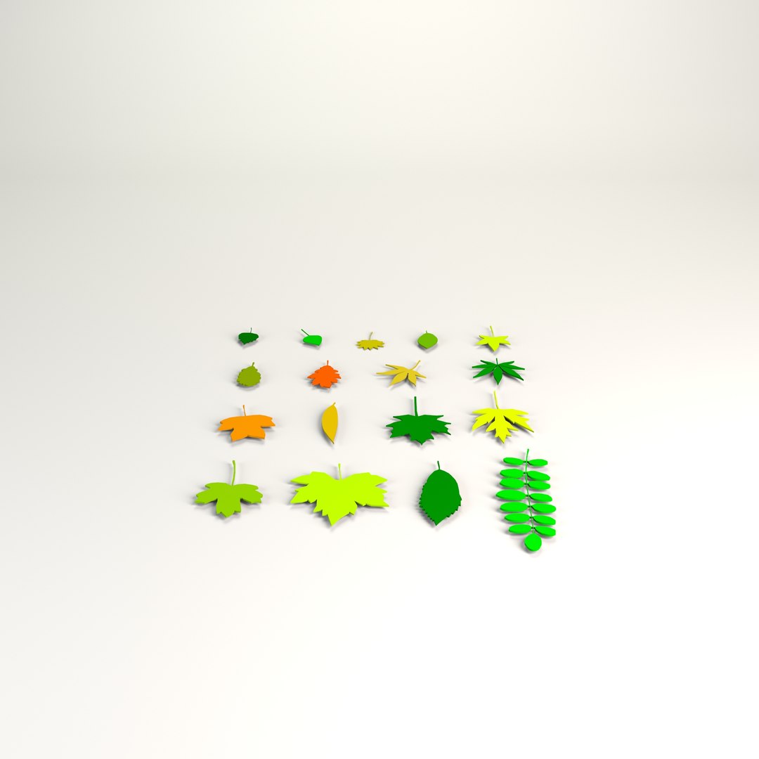 3d Model Of Tree Urban Leaf