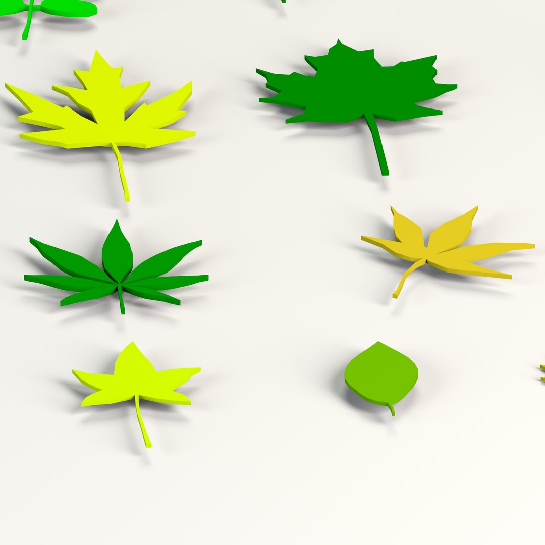 3d Model Of Tree Urban Leaf
