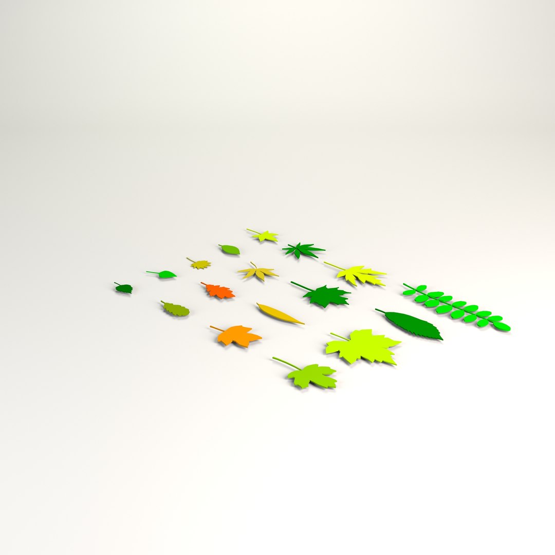 3d Model Of Tree Urban Leaf