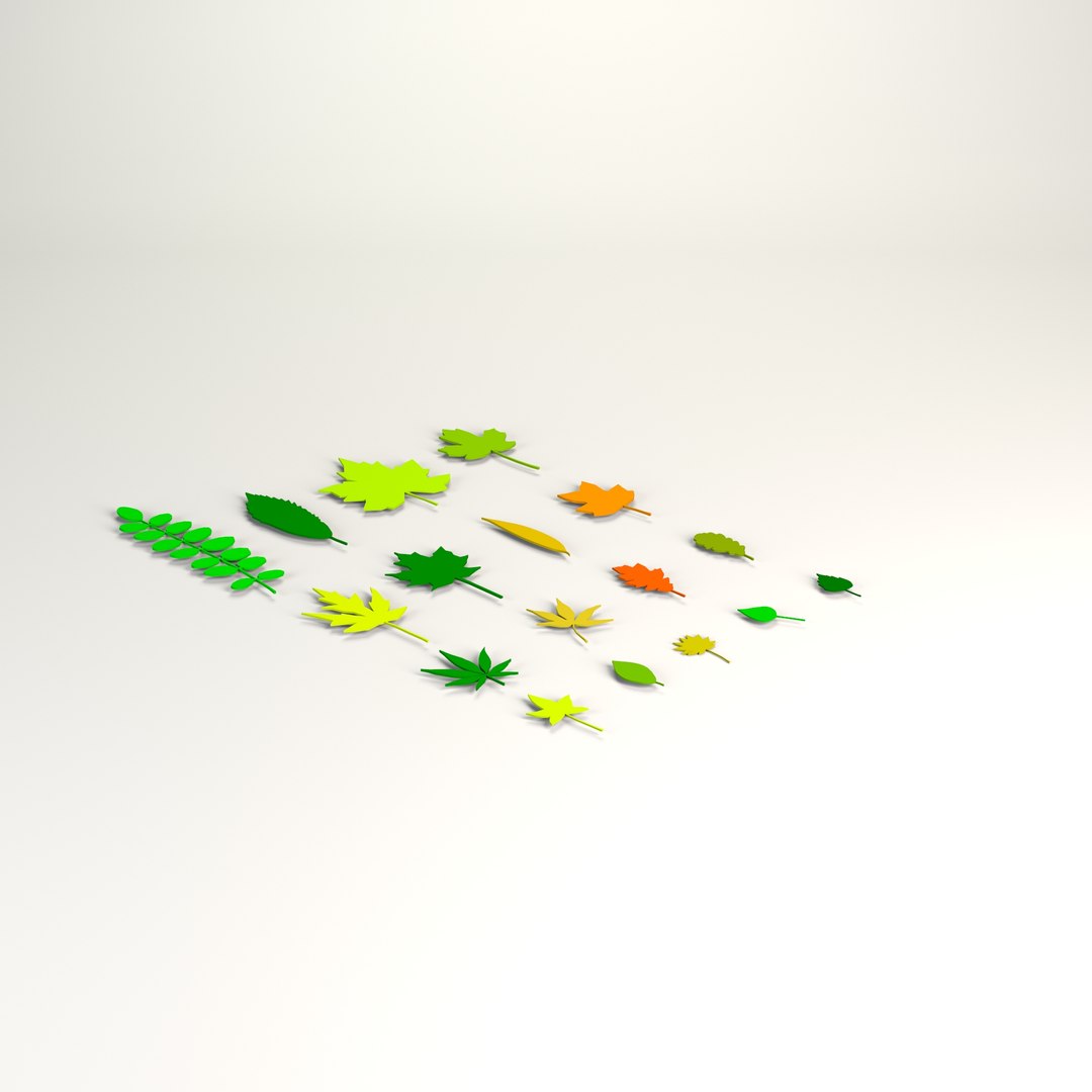 3d Model Of Tree Urban Leaf