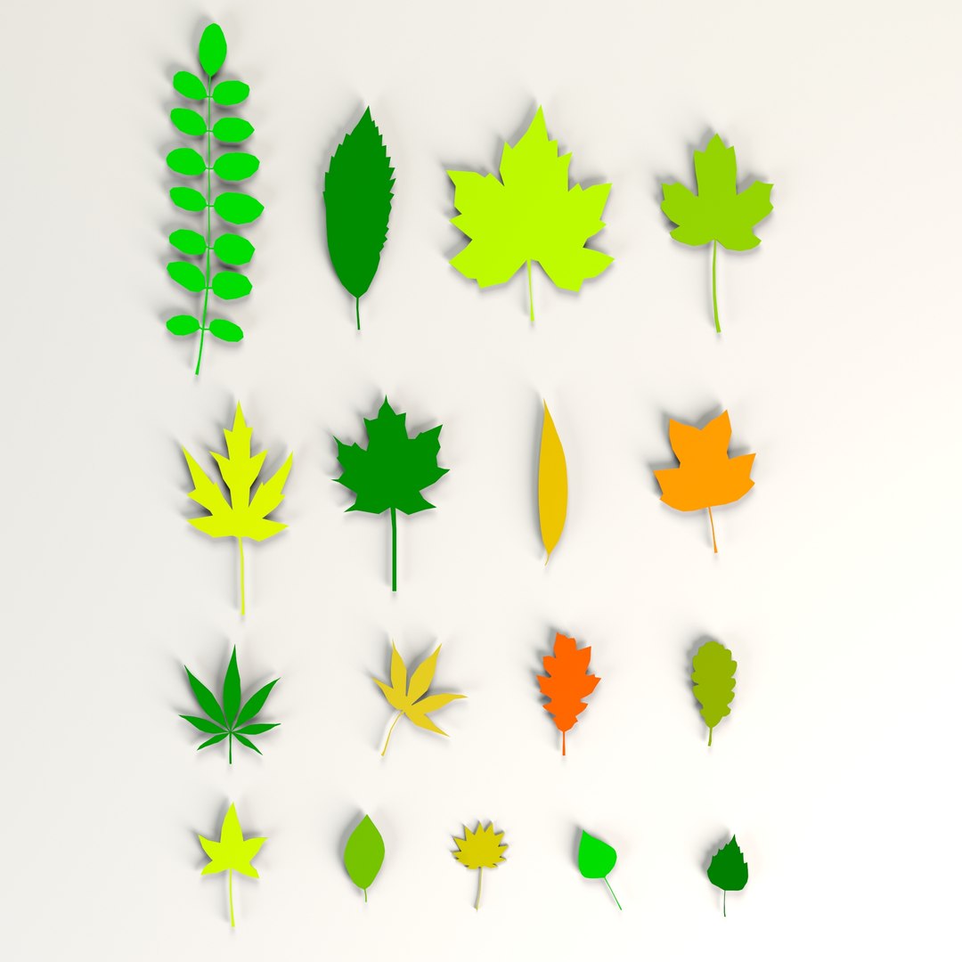 3d Model Of Tree Urban Leaf