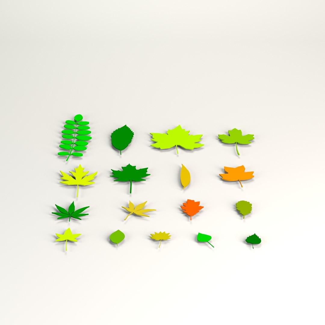 3d Model Of Tree Urban Leaf