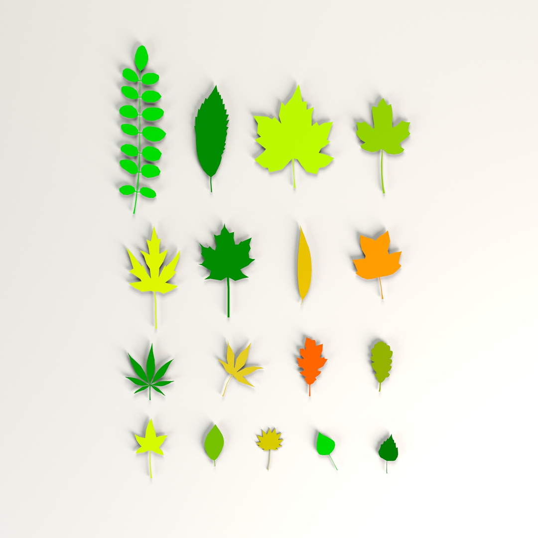 3d Model Of Tree Urban Leaf