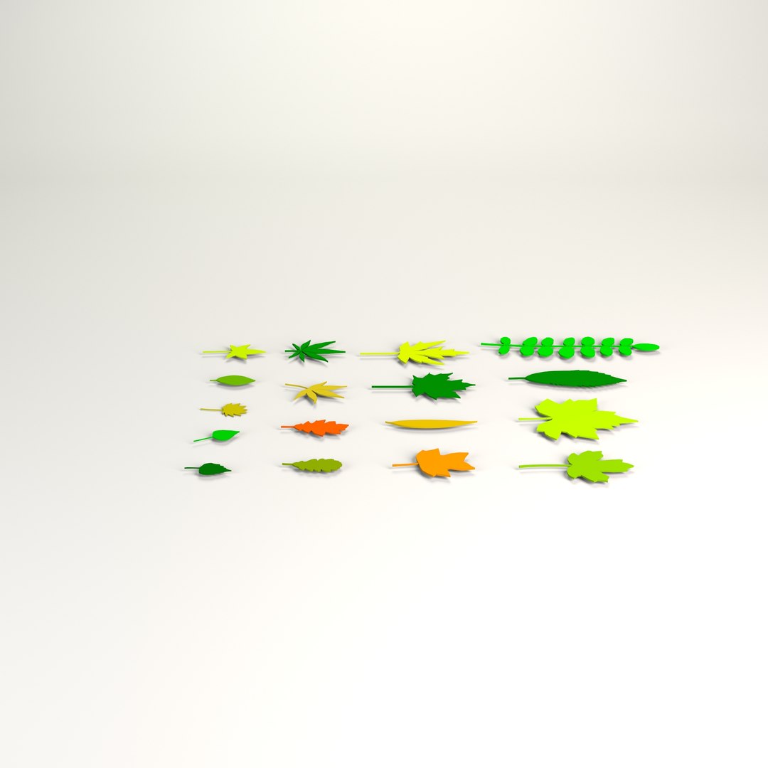 3d Model Of Tree Urban Leaf