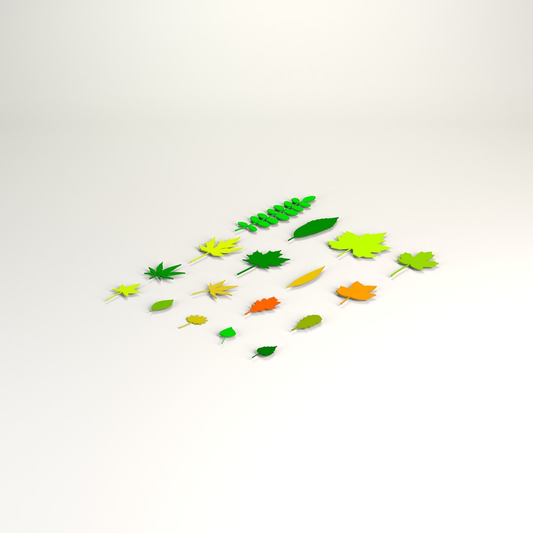 3d Model Of Tree Urban Leaf