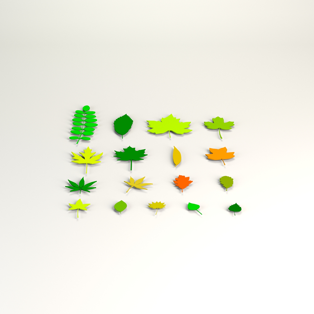 3d Model Of Tree Urban Leaf