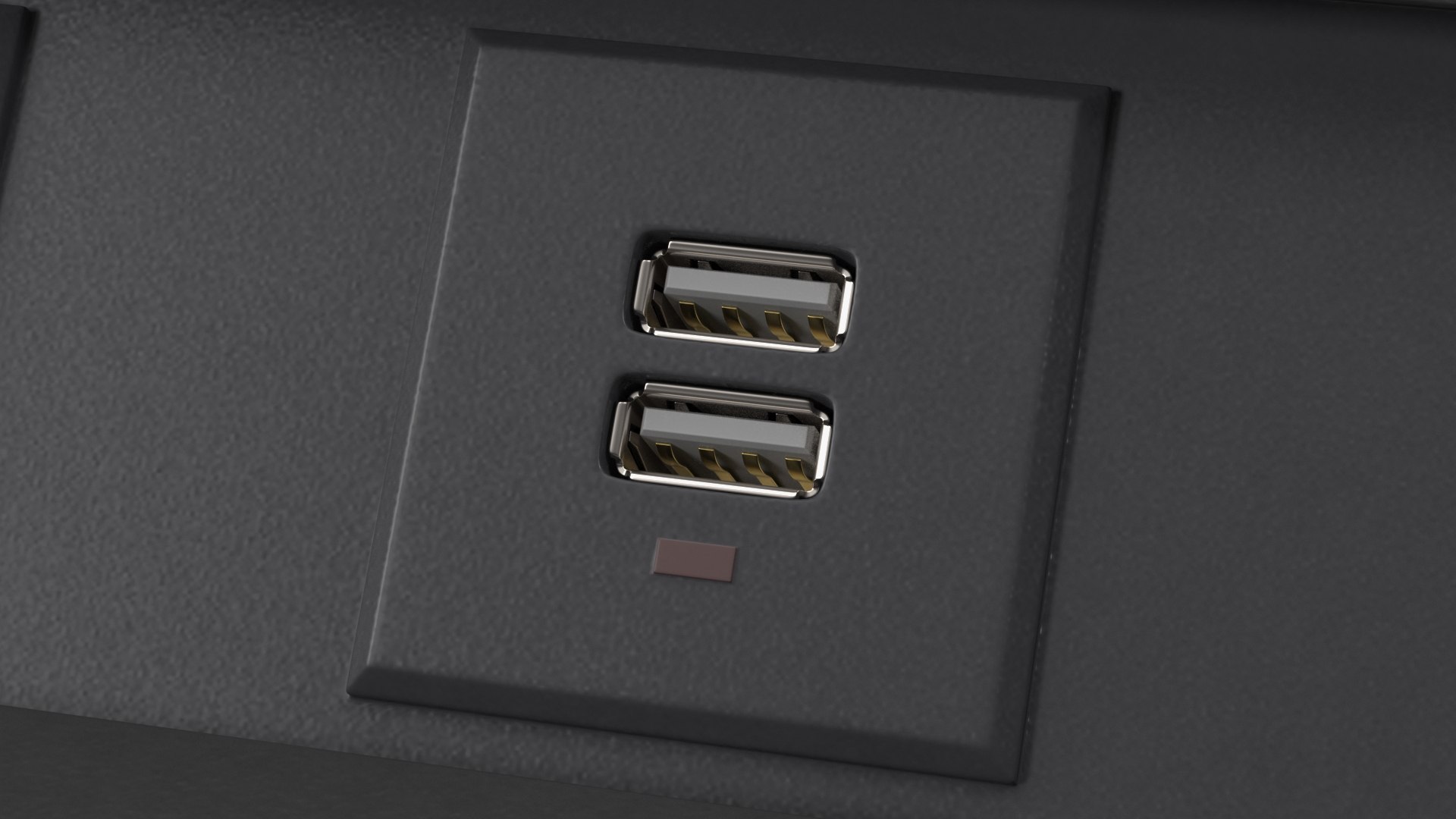 Connection Box Tabletop Universal Socket USB Charger Black Model ...