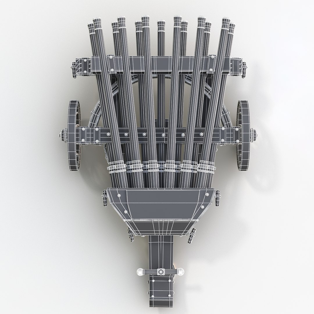 3d Model Cannon Medieval V1