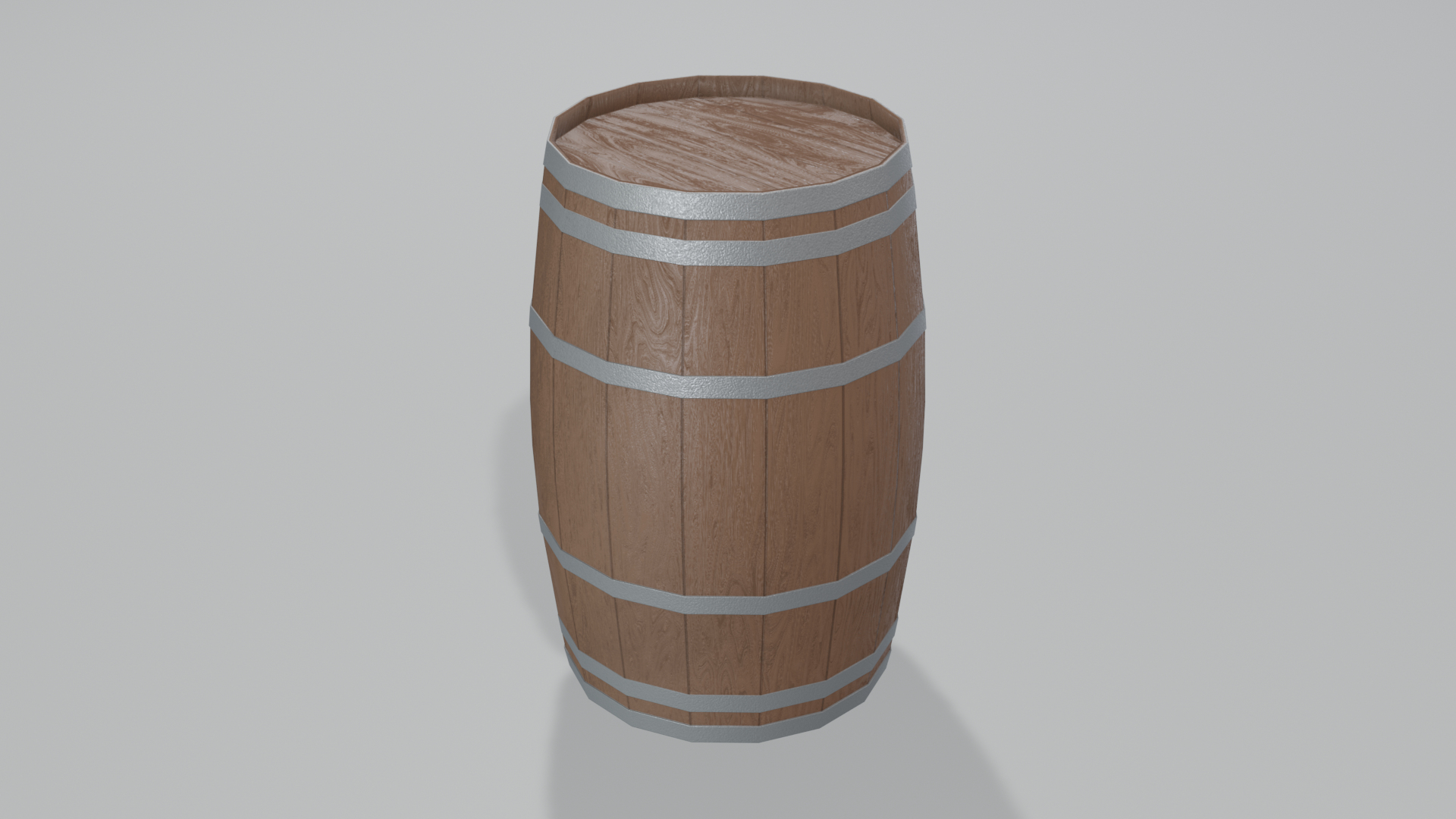 Heavy Toasted Lowpoly British Barrel Model - TurboSquid 2424824