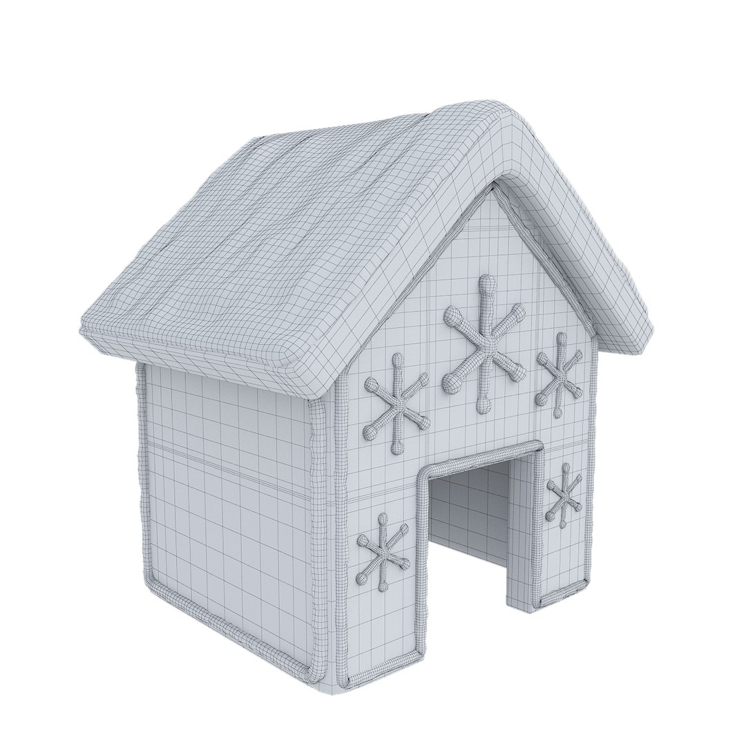 Gingerbread house collection 3D model - TurboSquid 1982069