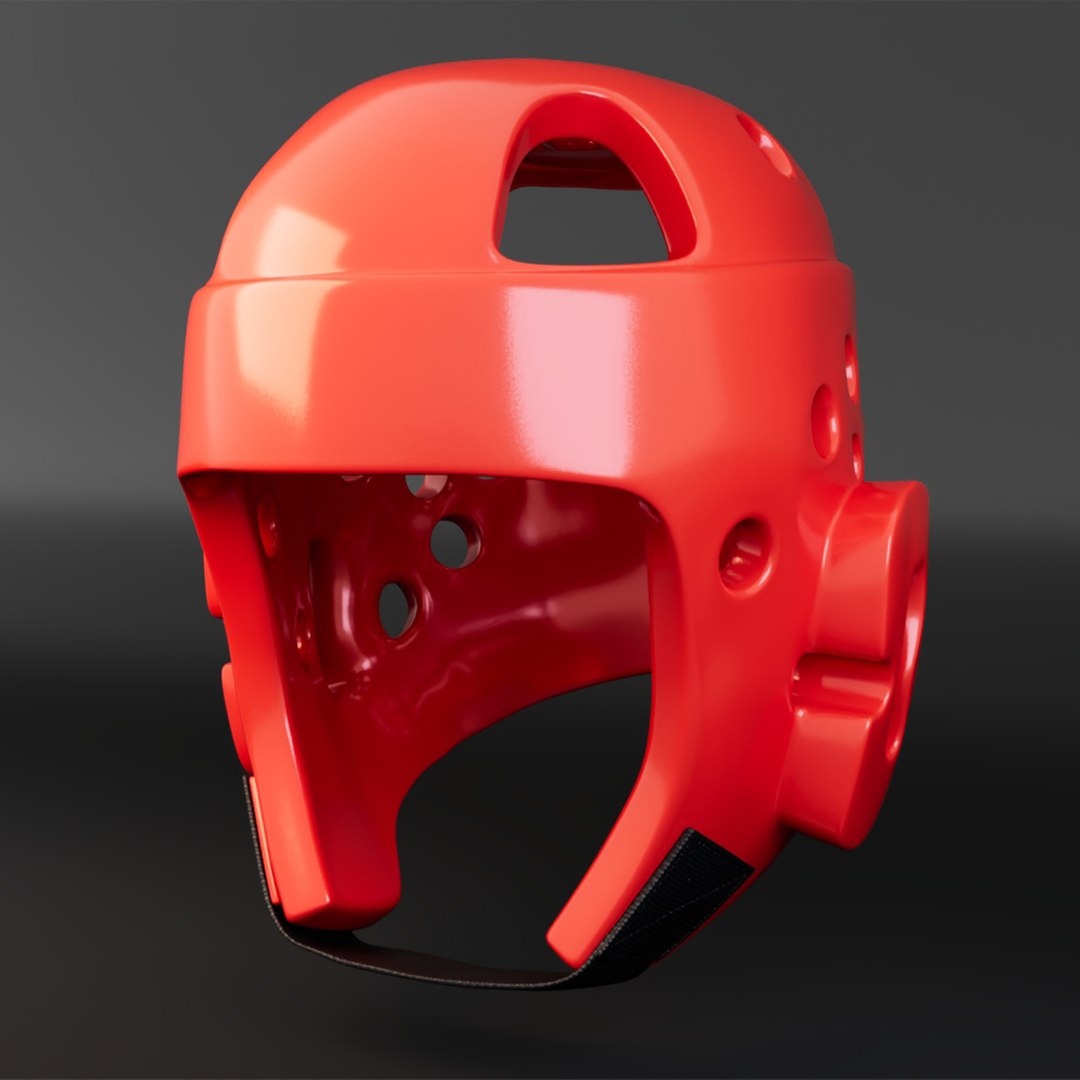 Free Taekwondo Helmet 3D Model - TurboSquid 2341802
