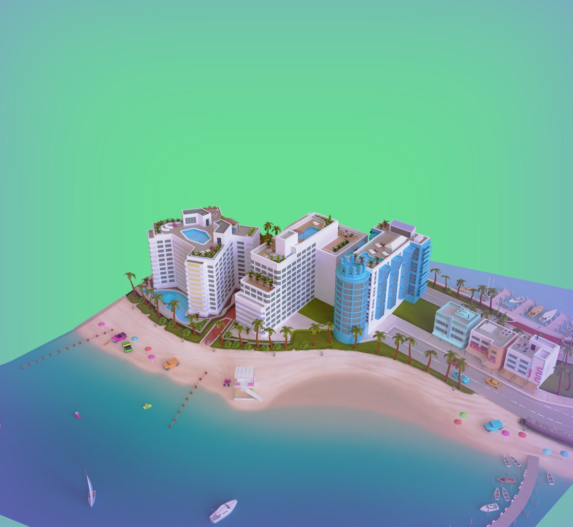 3D model miami - TurboSquid 1356654