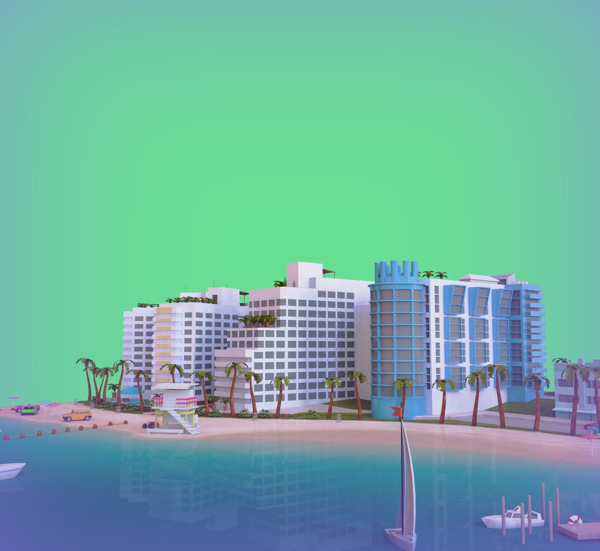 3D model miami - TurboSquid 1356654