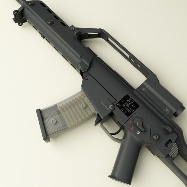 machine guns 6 3d model