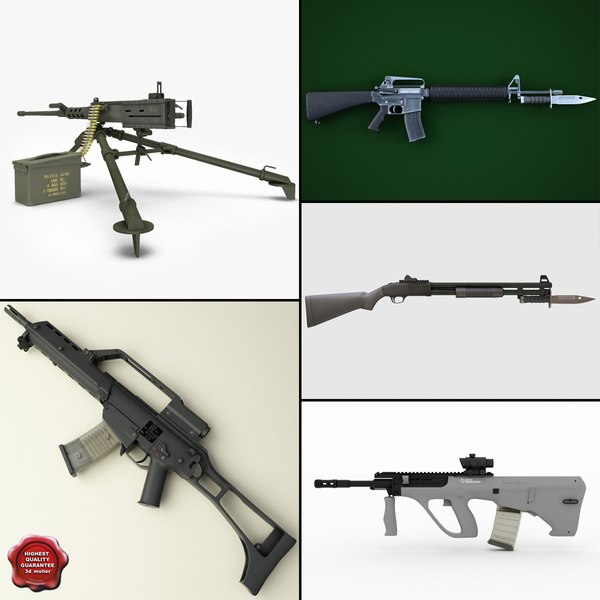 M16 A4 Assault Rifle 3D Models for Download | TurboSquid