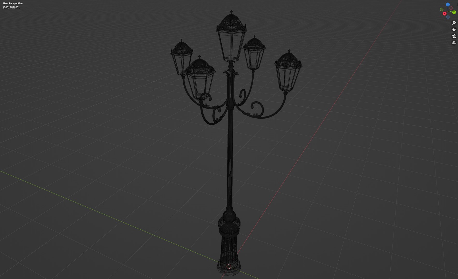 3D Historical Street Lamp Model - TurboSquid 2002421