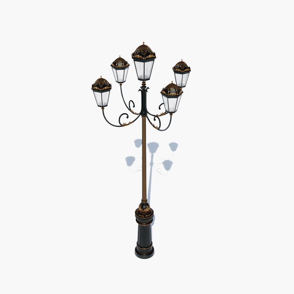 3D Historical Street Lamp model - TurboSquid 2002421