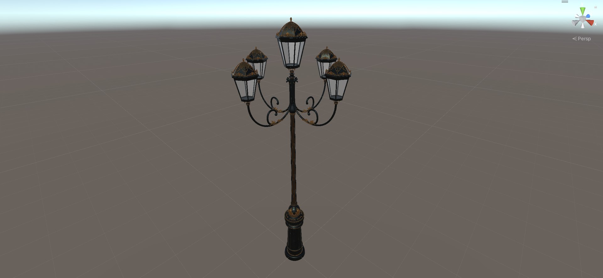 3D Historical Street Lamp Model - TurboSquid 2002421