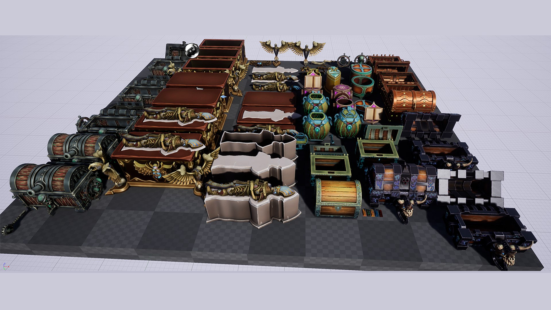 3D unity chest - TurboSquid 1623478