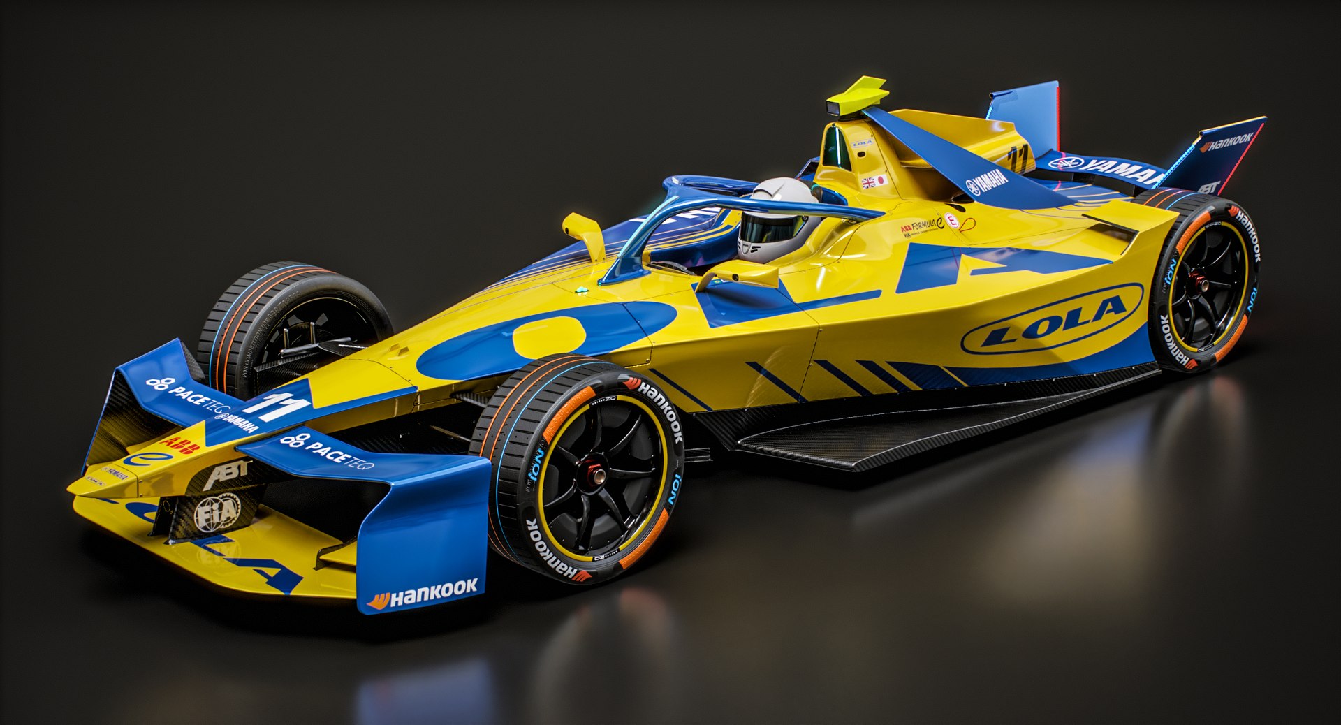 3D Model Lola Yamaha ABT Formula E Team 2025 Gen3 Race Car - TurboSquid ...