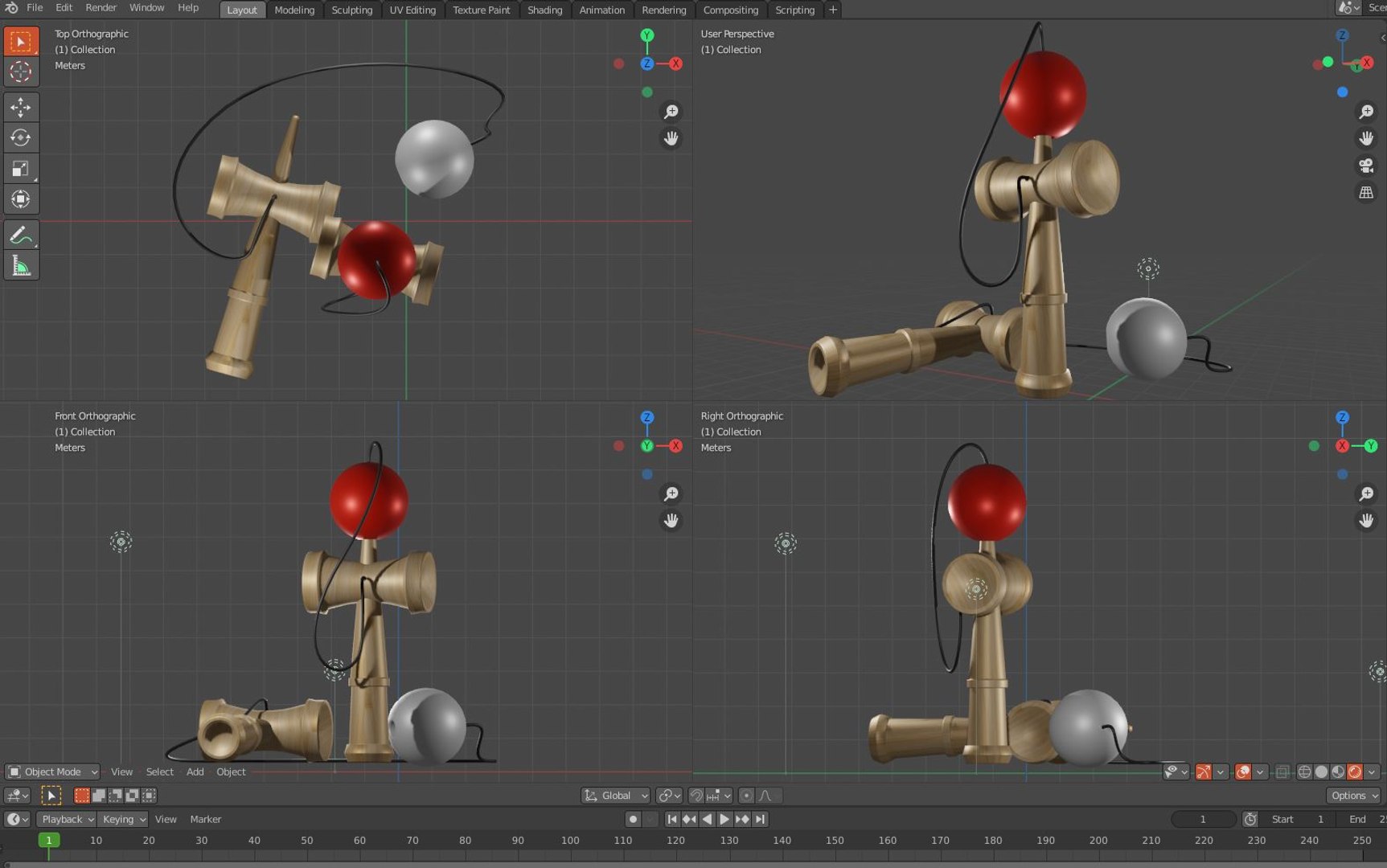 3D Model Kendama - TurboSquid 1661098