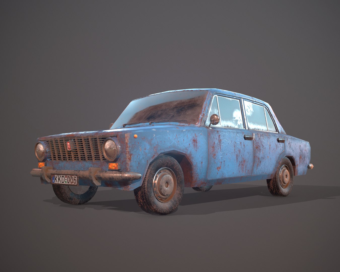 3D VAZ 2101 PBR - TurboSquid 1794420