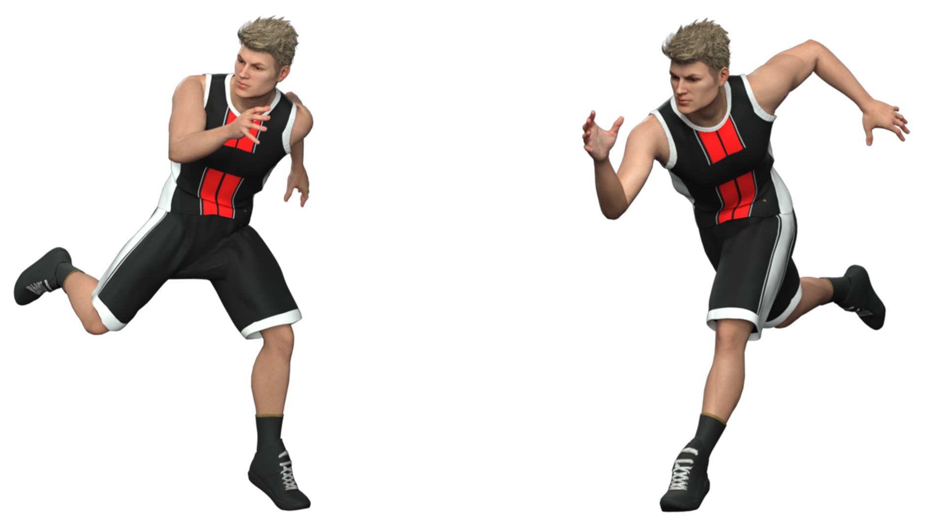 3D Realistic Rigged Basketball Player Man Character 3D Model ...