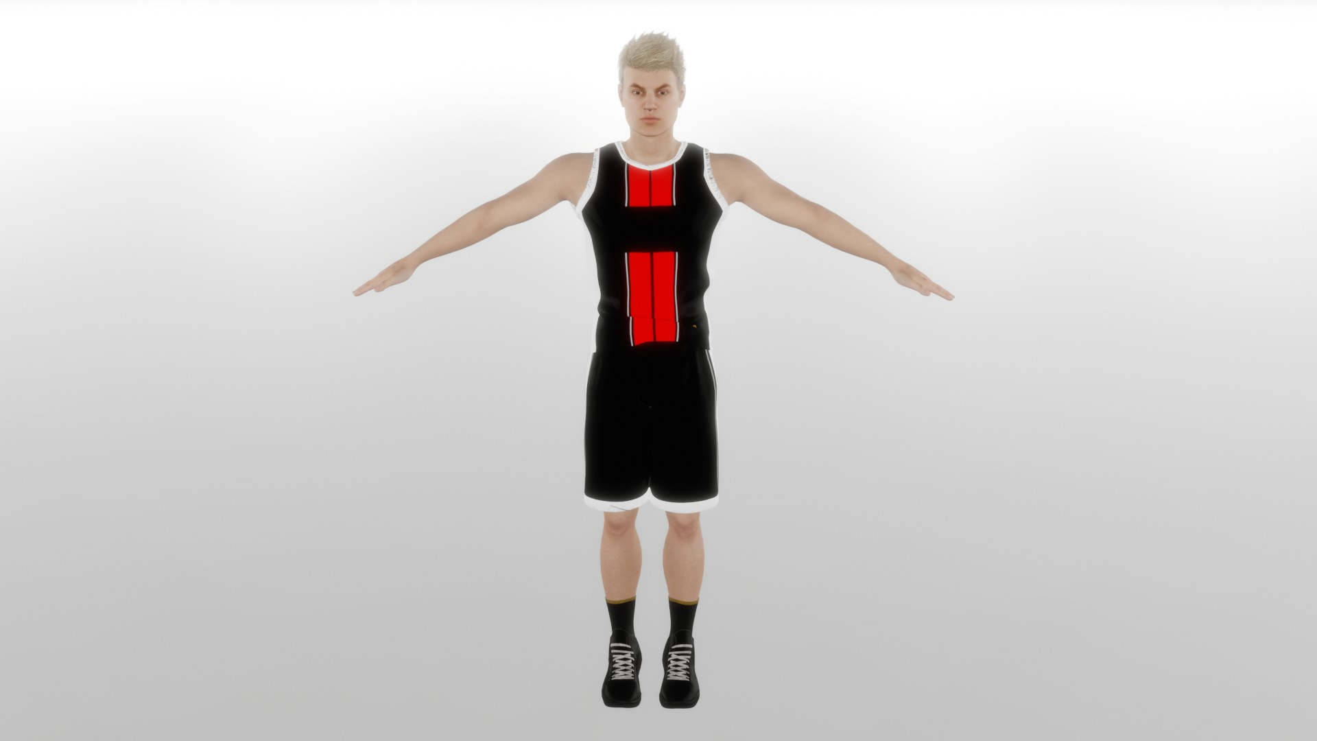 3D Realistic Rigged Basketball Player Man Character 3D Model ...