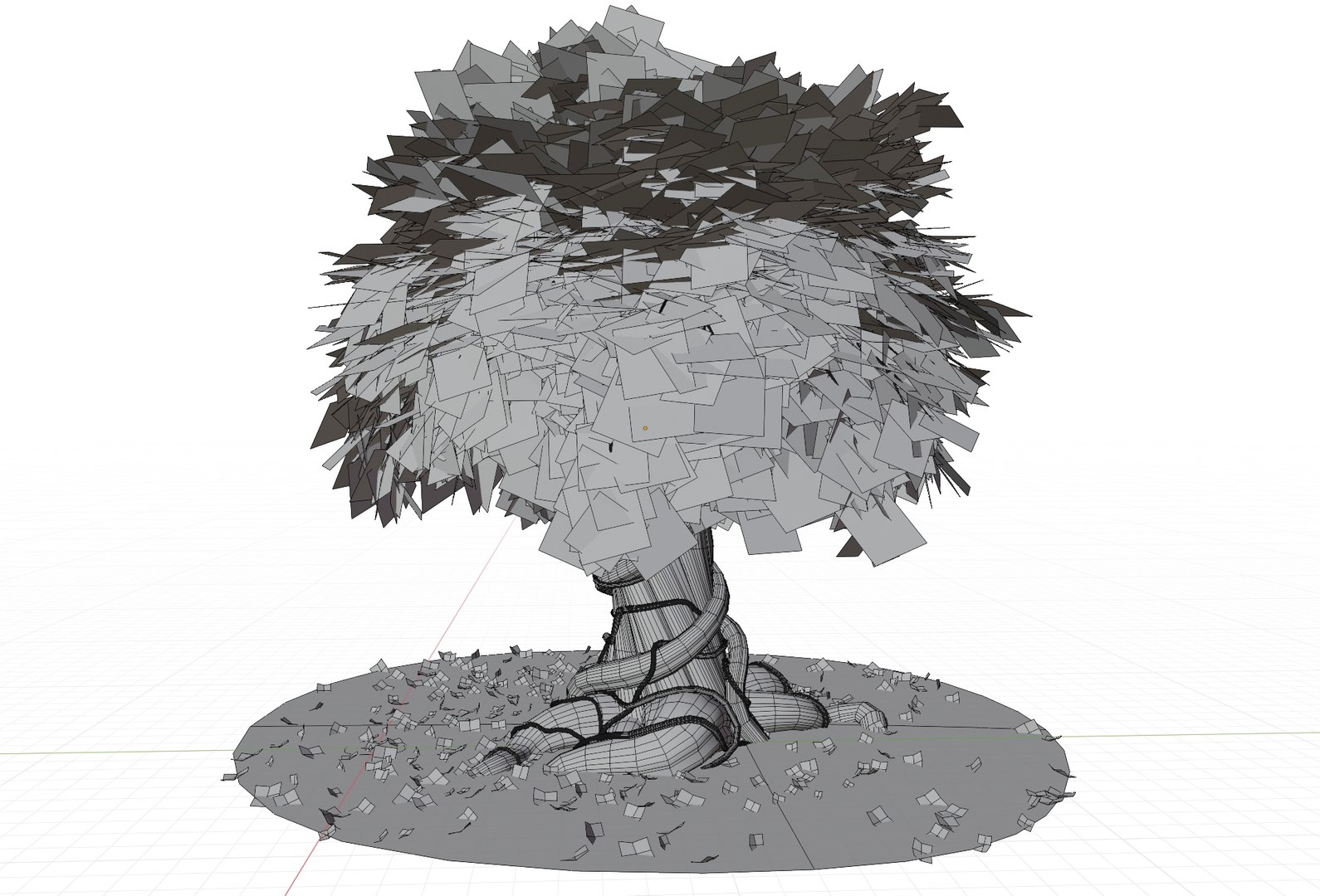 Cartoon Tree 3D Model - TurboSquid 1498575