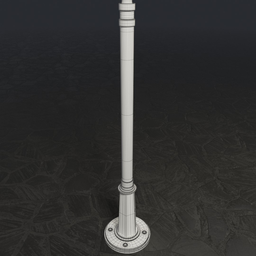 Free Spherical Street Lamp 3D Model - TurboSquid 1943078