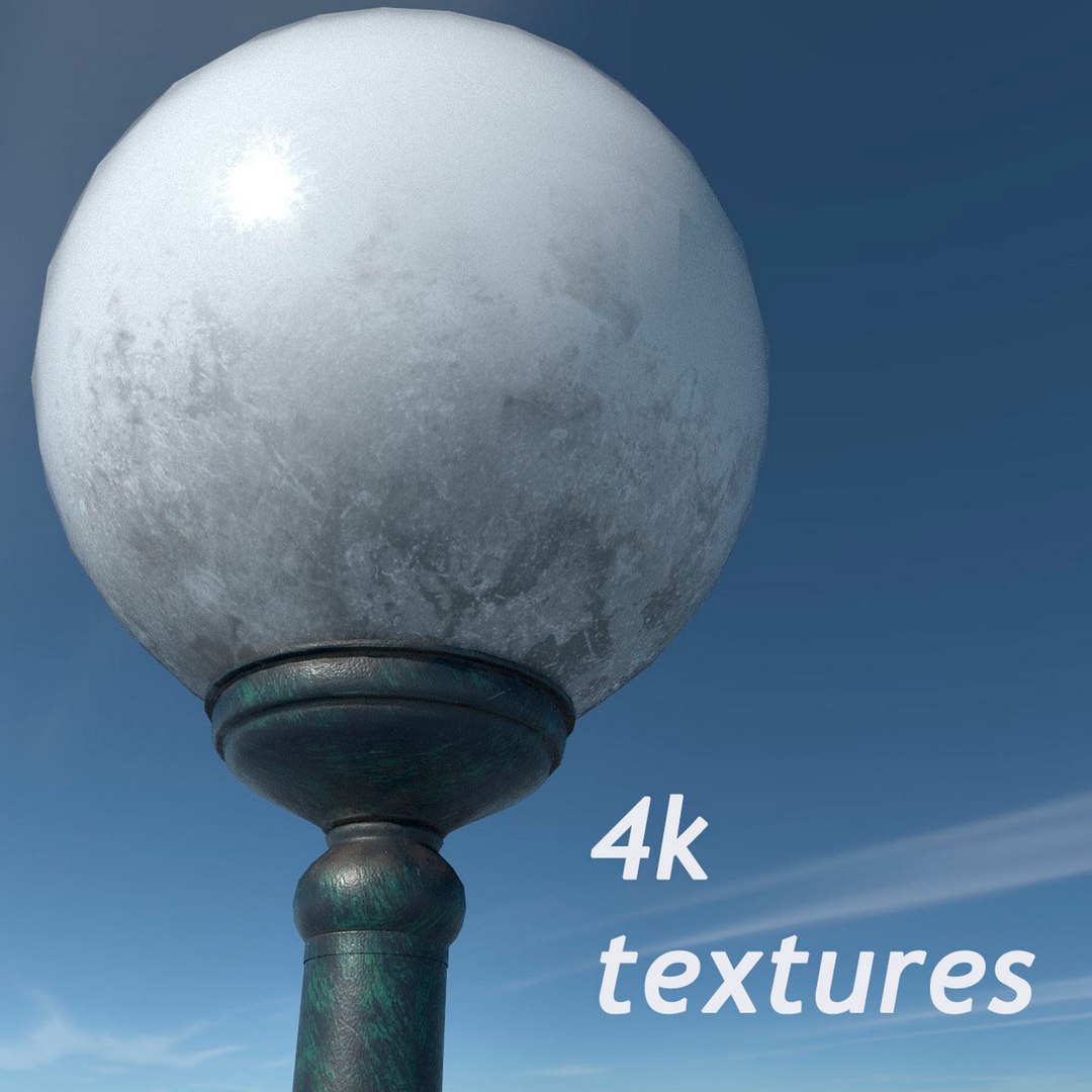 Free Spherical Street Lamp 3D Model - TurboSquid 1943078
