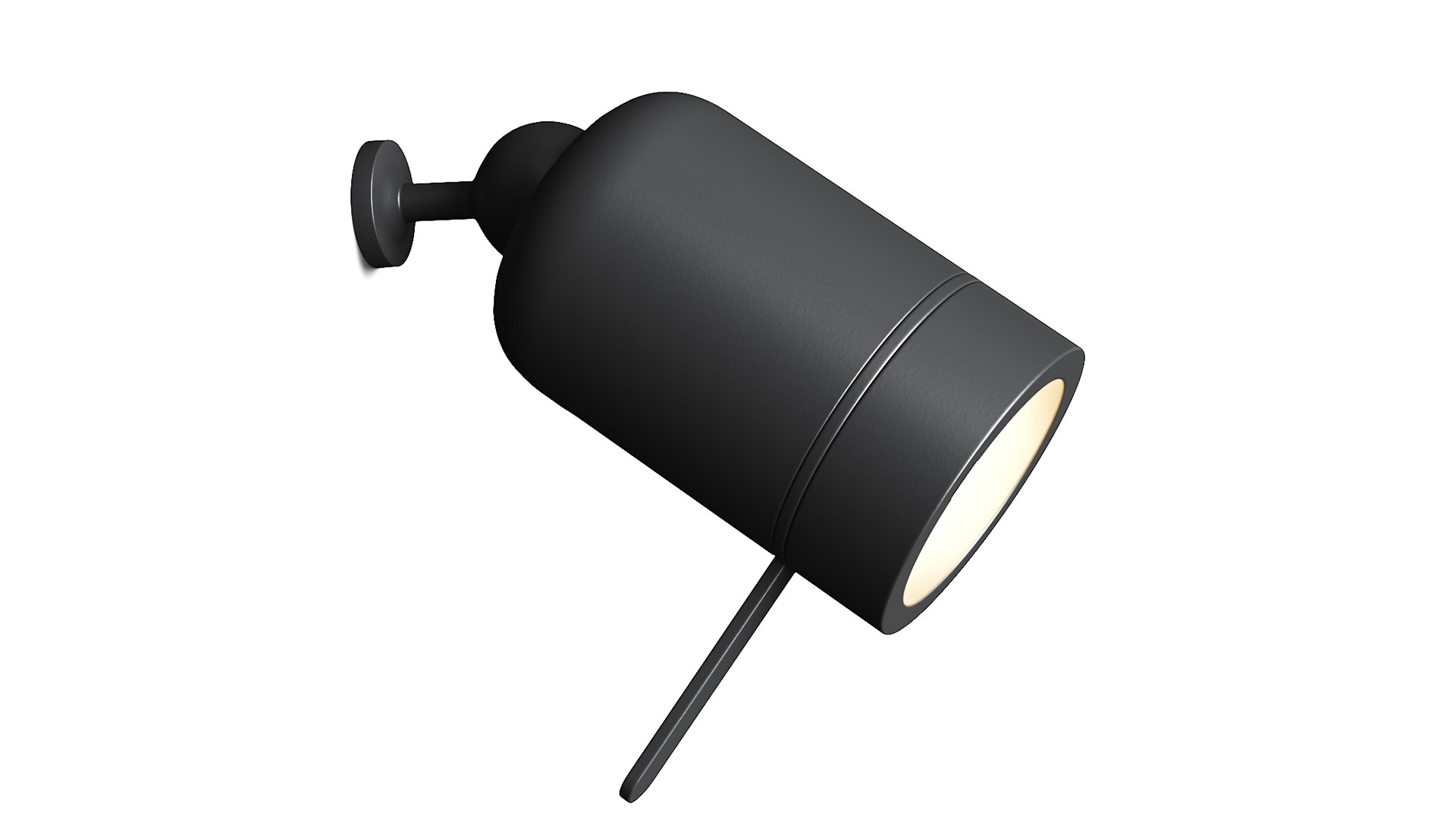 One Knob Tonone Wall Lamp 3D model - TurboSquid 2153079