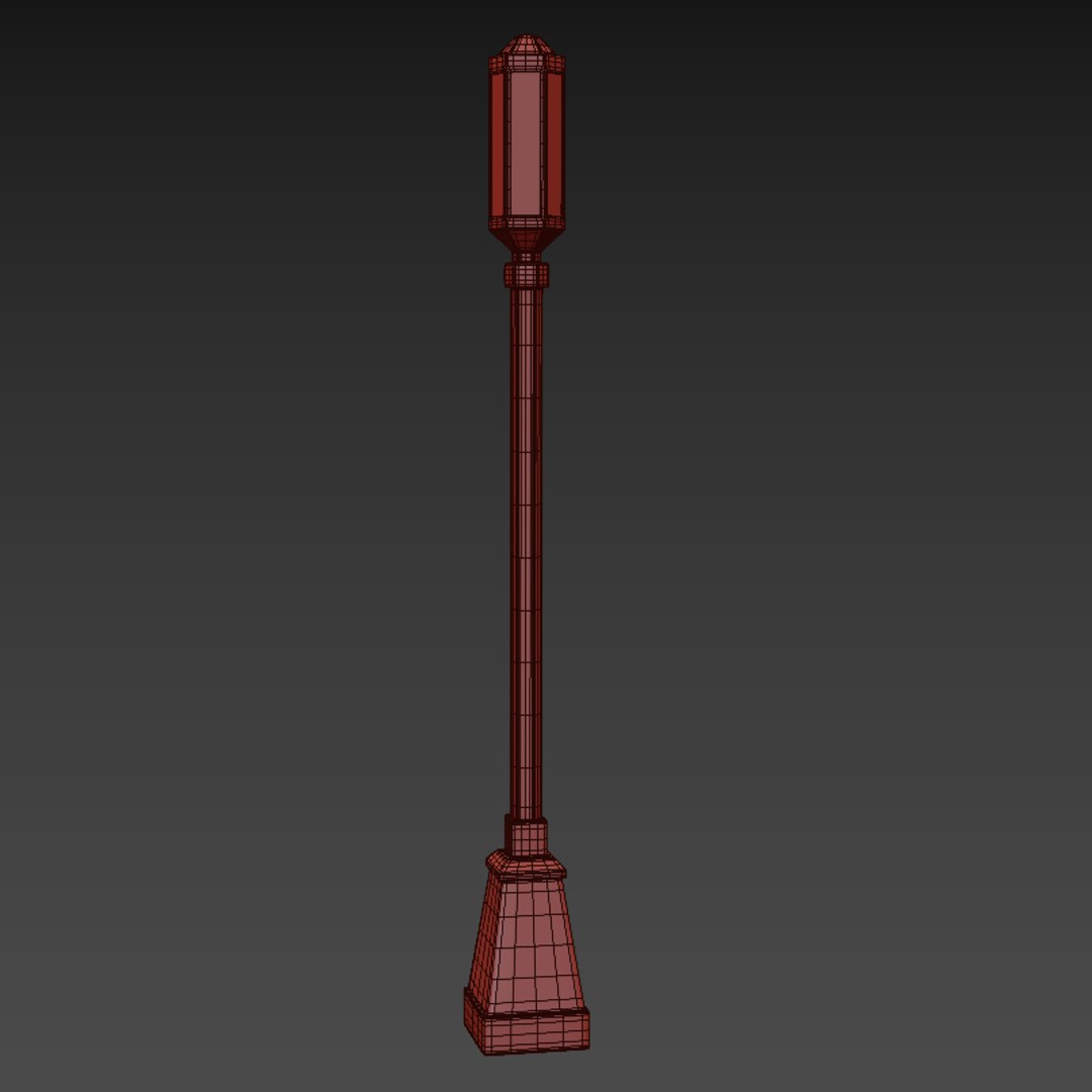 3D Realistic Street Lamp Model - TurboSquid 1379190