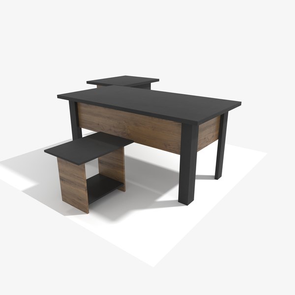 Office Desk Set 3D 모델 - TurboSquid 2064690