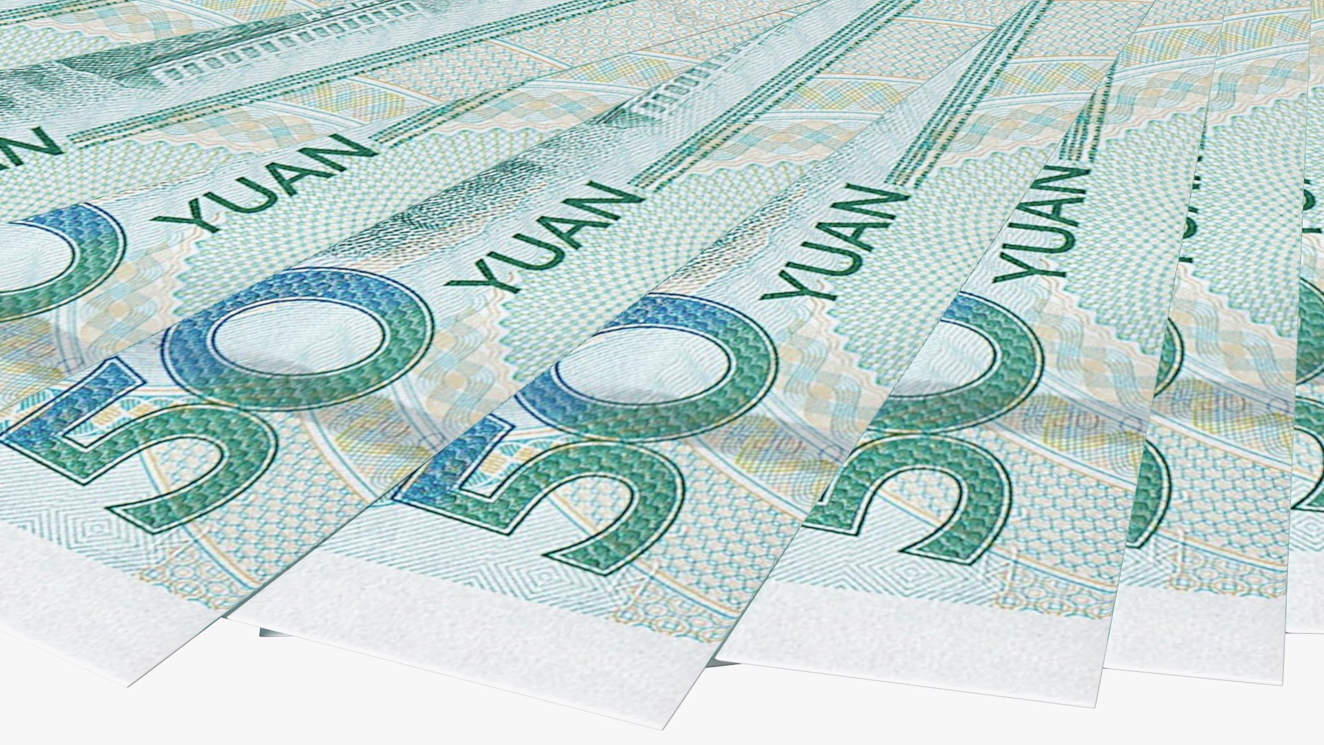 Chinese 50 Yuan 2019 Banknotes Fan 3D model - TurboSquid 1745176