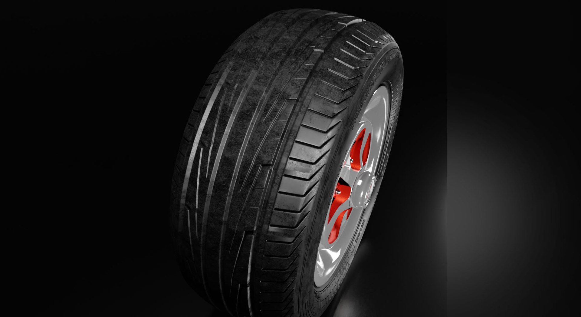 Aguar Kent alloy with Pirelli sport tyre 3D model 3D model - TurboSquid ...