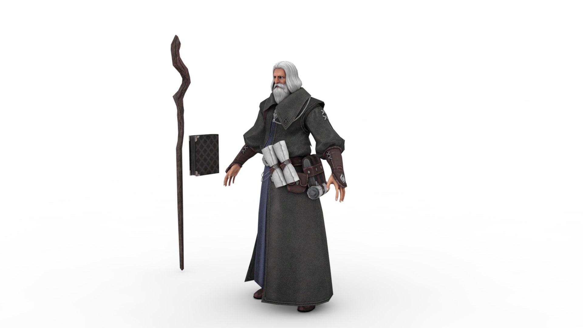 3D Wizard model - TurboSquid 2136741