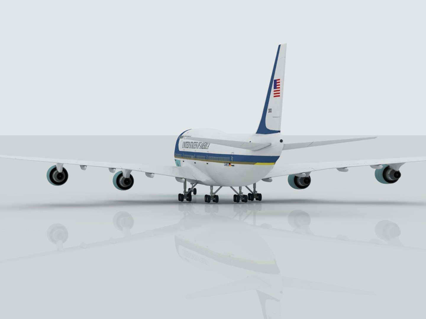 Max Airplane Boeing 747 Air Force