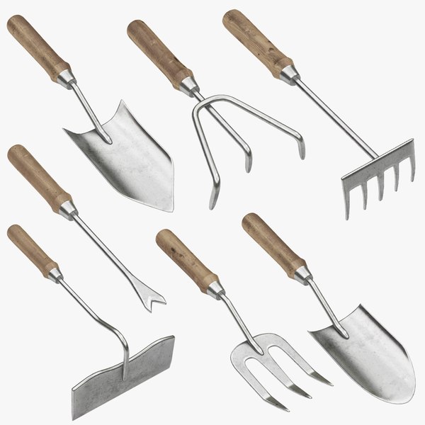 Farm Hand Tool Collection 3D model - TurboSquid 1841168