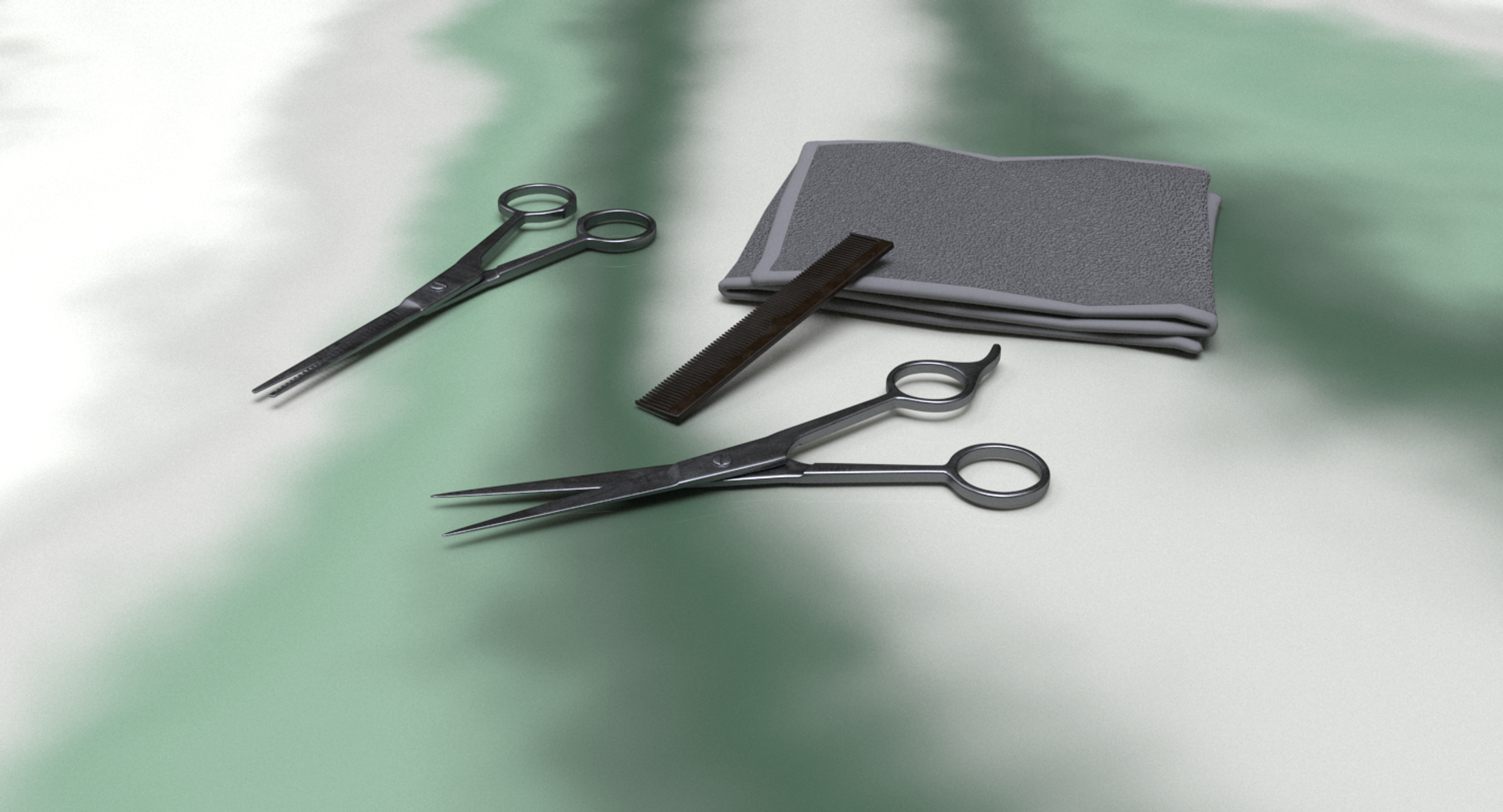 3D model barber kit - TurboSquid 1347340