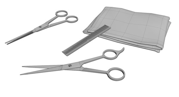 3D model barber kit - TurboSquid 1347340